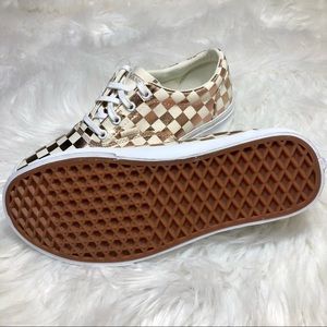 Vans | Shoes | Rare Nwt Rose Gold Vans Cream Checkerboard Authentic ...
